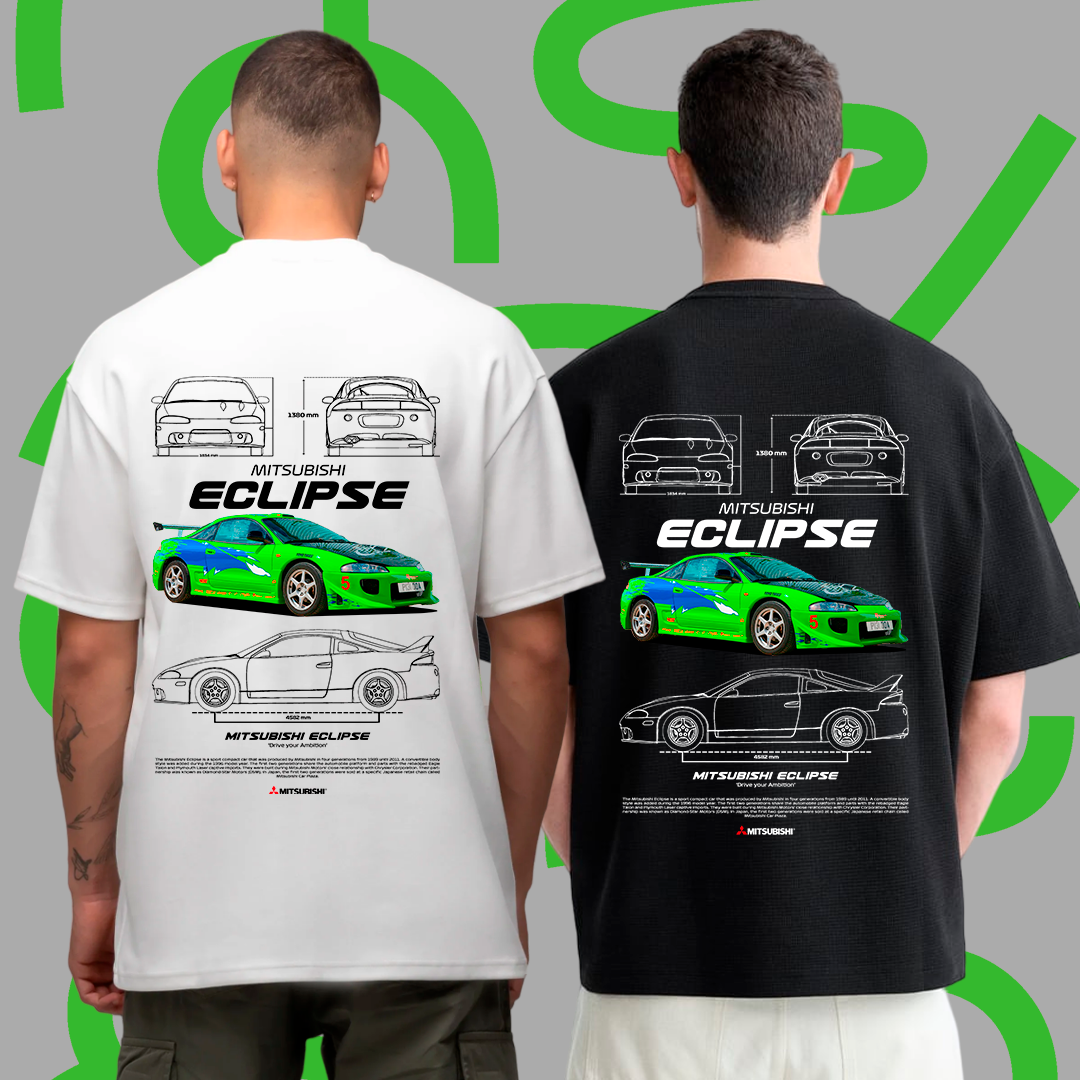 Mitsubishi Eclipse Fast and Furious t-shirt design – Pardell