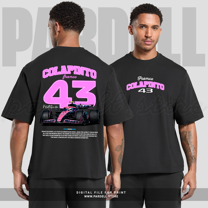 Franco Colapinto Alpine - t-shirt design – Pardell