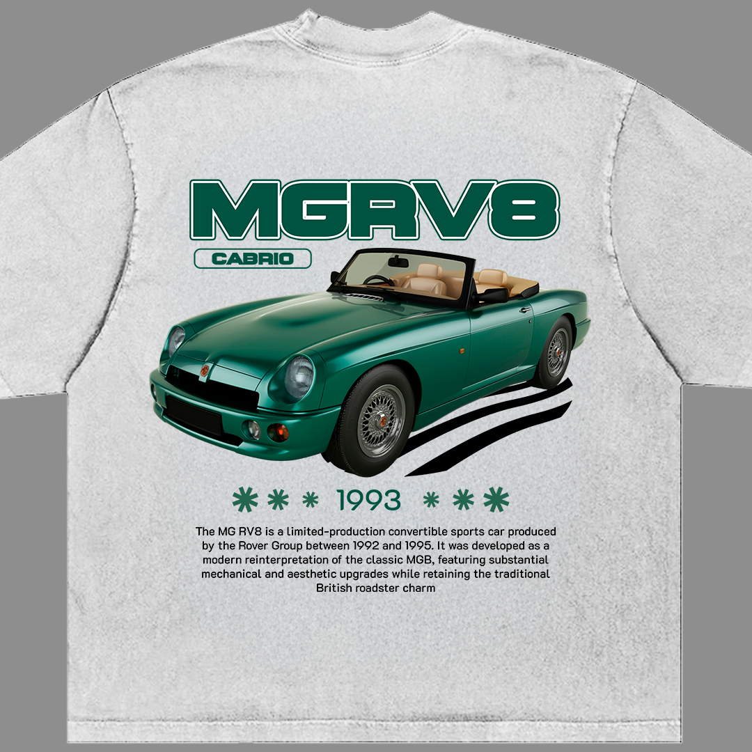 MG CABRIO RV8 t-shirt design – Pardell