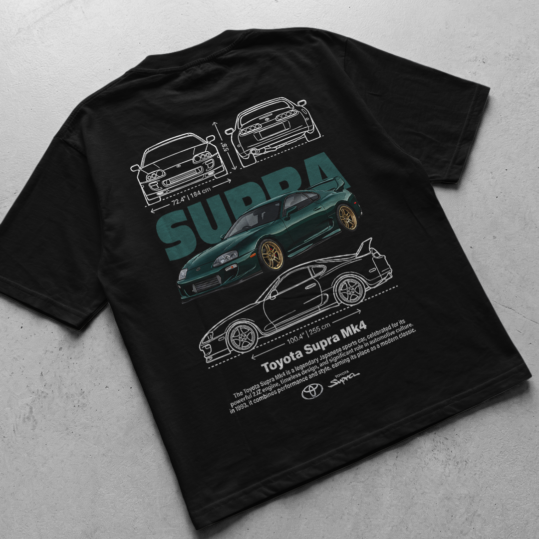 Digital File - Car t-shirt design Toyota Supra Mk4 - Pardell