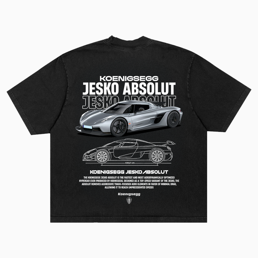 Koenigsegg Jesko Absolut - t-shirt design – Pardell