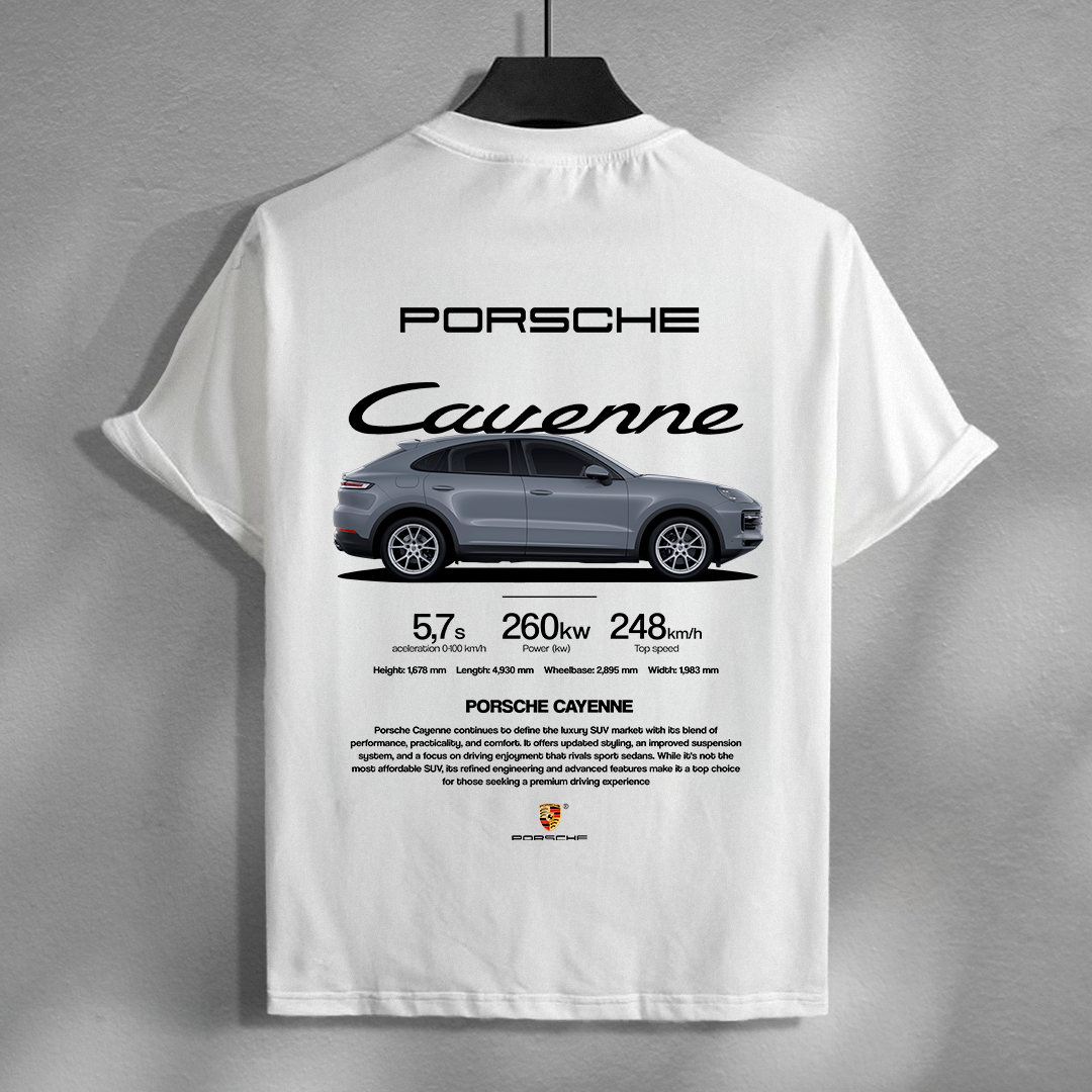 Plantilla Porsche Cayenne - t-shirt design – Pardell