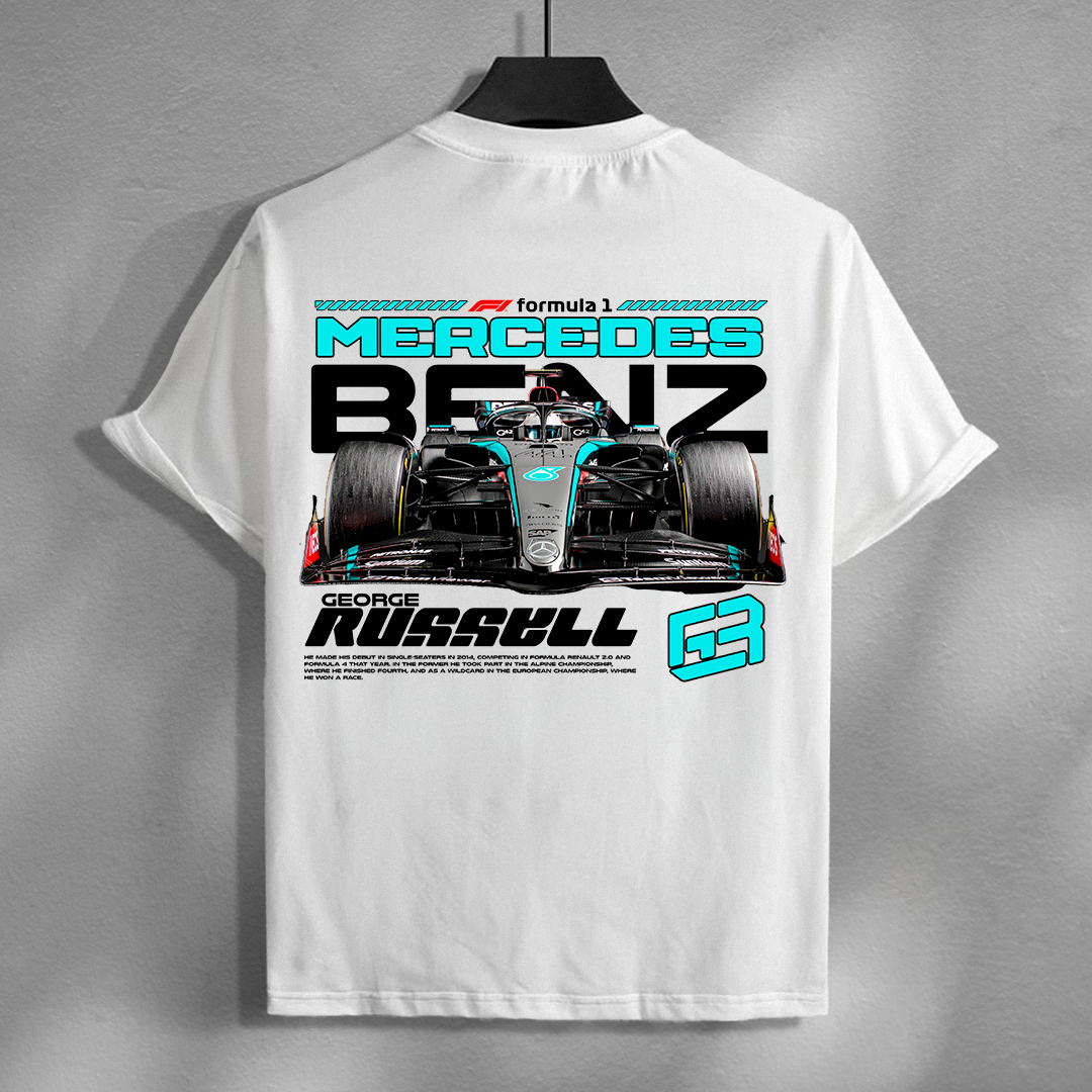 F1 car t-shirt design - G. RUSSELL – Pardell
