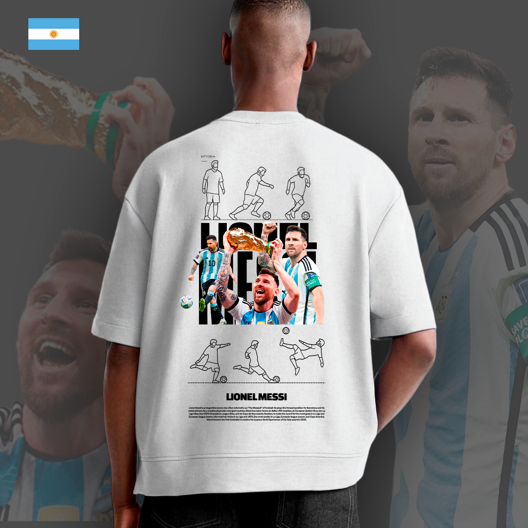 Lionel Messi t-shirt design World Cup edition – Pardell