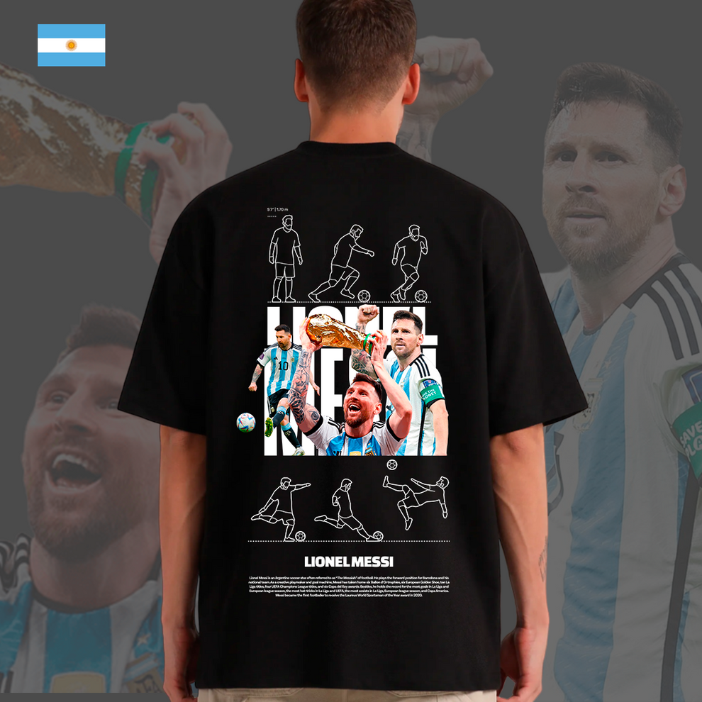 Lionel Messi t-shirt design World Cup edition – Pardell