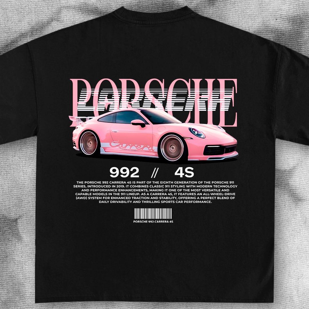 Porsche 992 Carrera 4s - t-shirt design – Pardell