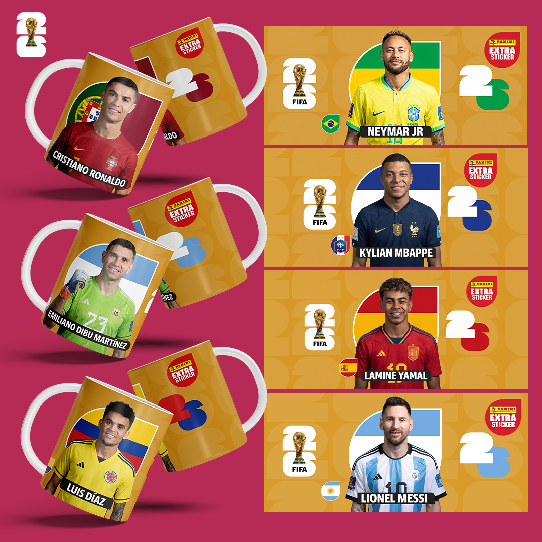 17 Plantillas Extra Sticker edition Jugadores del mundial para sublimar ...