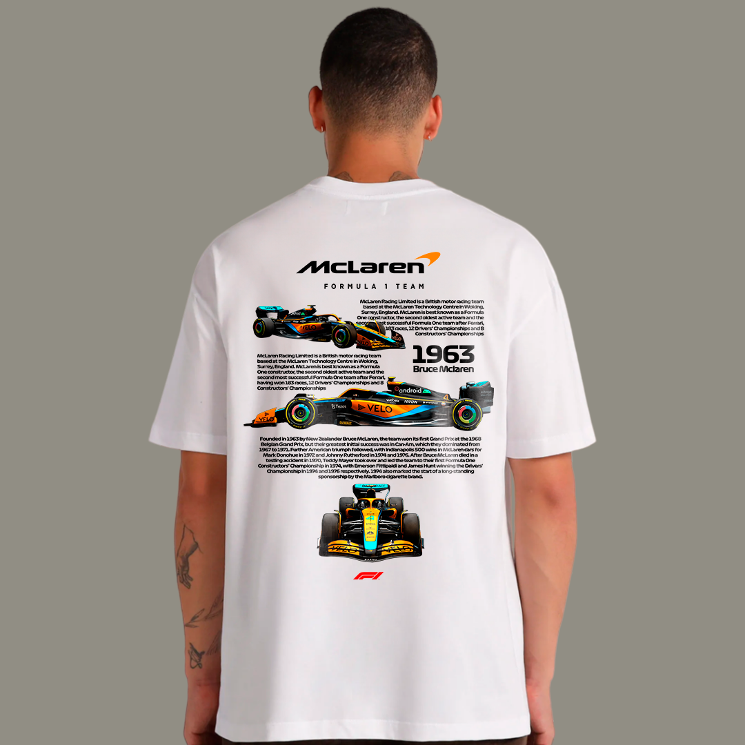 Mclaren Formula 1 team t-shirt design – Pardell